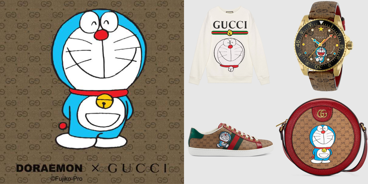 Gucci collabs with Doraemon for its Chinese New Year capsule collection ...