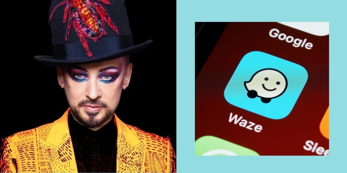 Ride in pride with Boy George as he gives you directions on Waze this ...