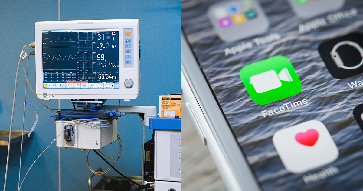 Nurse disconnects 85-year-old patient's heart monitor alarm to FaceTime ...