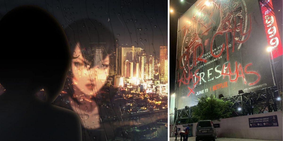 LOOK: ‘Trese’ billboards vandalized by ‘manananggal’? Well played ...