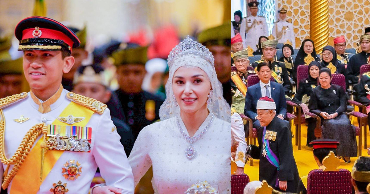 LOOK: Marcos, First Lady attend Brunei Prince Abdul Mateen's royal ...