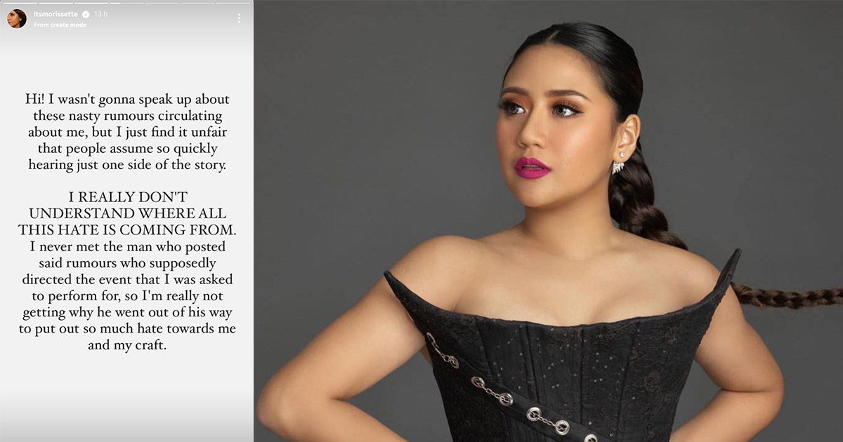 Morissette speaks up on 'disappointing' performance at event, says she ...