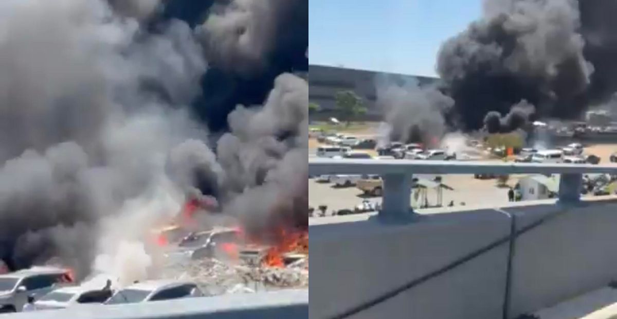 Cars razed in NAIA Terminal 3 open parking fire • PhilSTAR Life