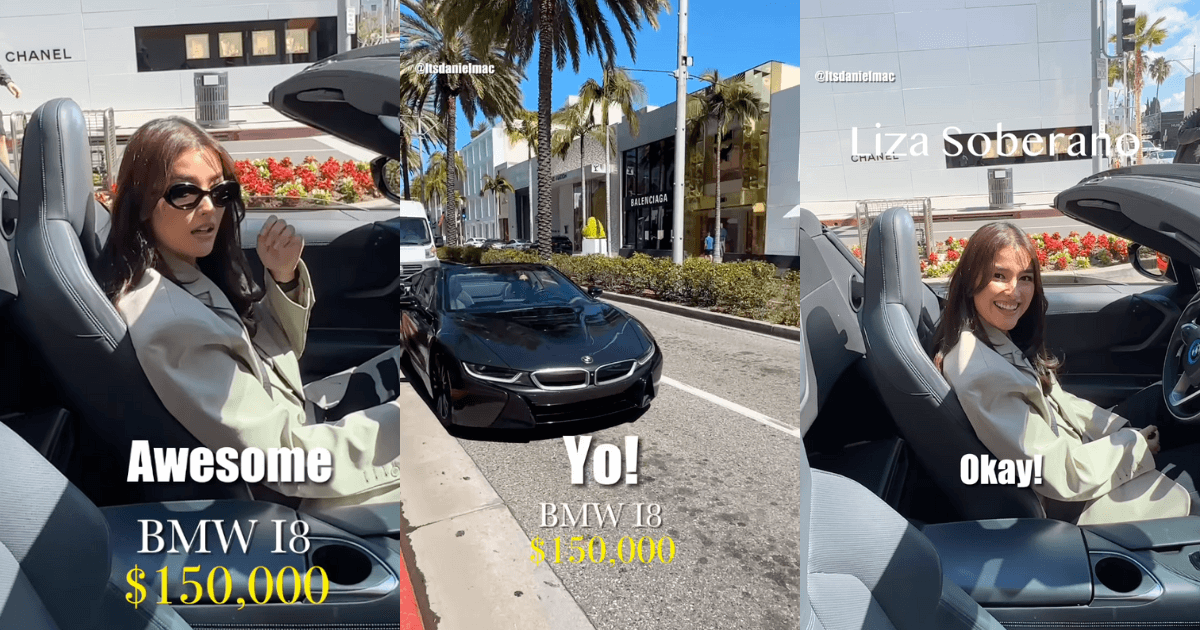 Liza Soberano gets featured by famous TikToker after being seen driving ...