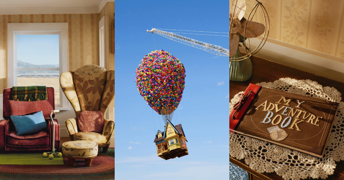You can now rent the iconic 'Up' house via Airbnb—and yes, it floats ...