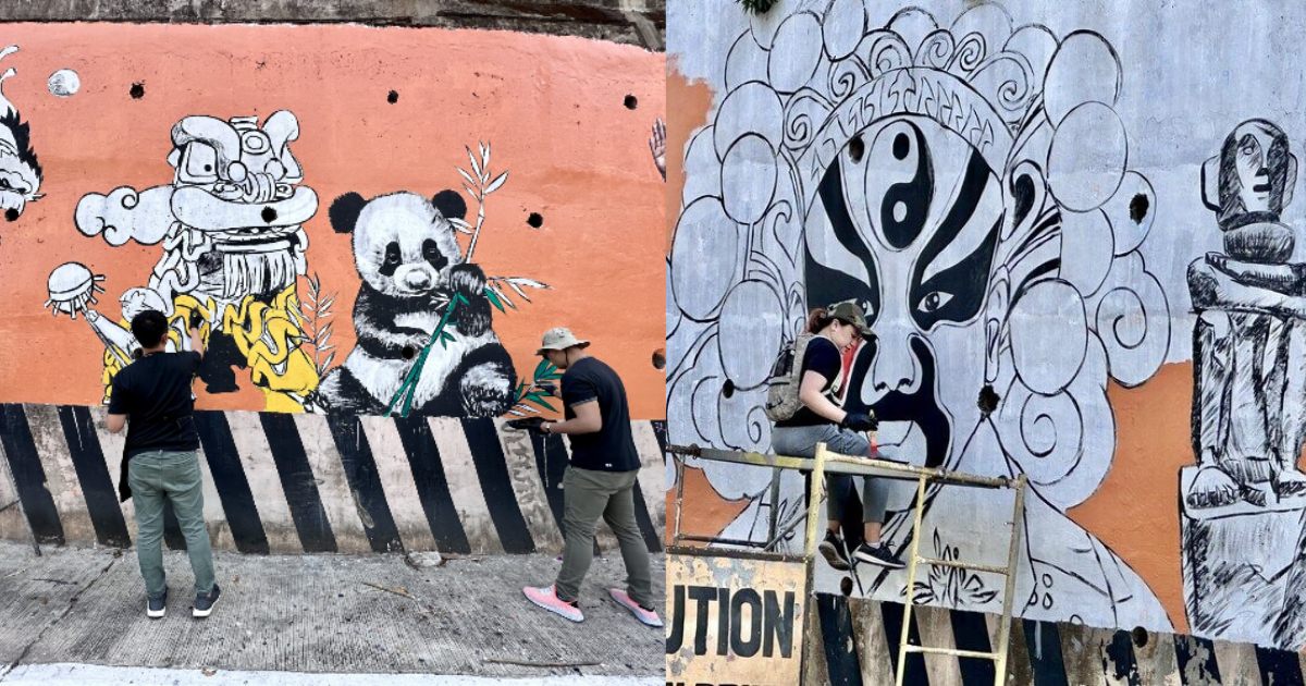 LOOK: New mural in Baguio aims to celebrate Filipino and Chinese ...