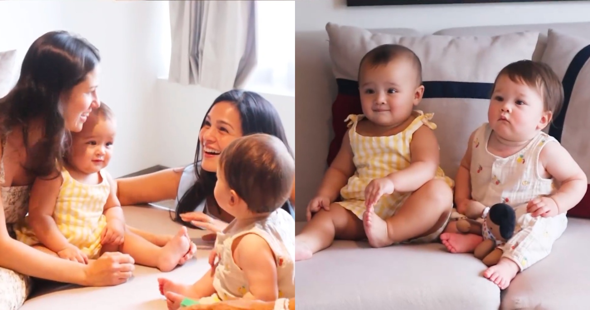 Daughters of sisters-in-law Iza Calzado and Bianca King meet for the ...