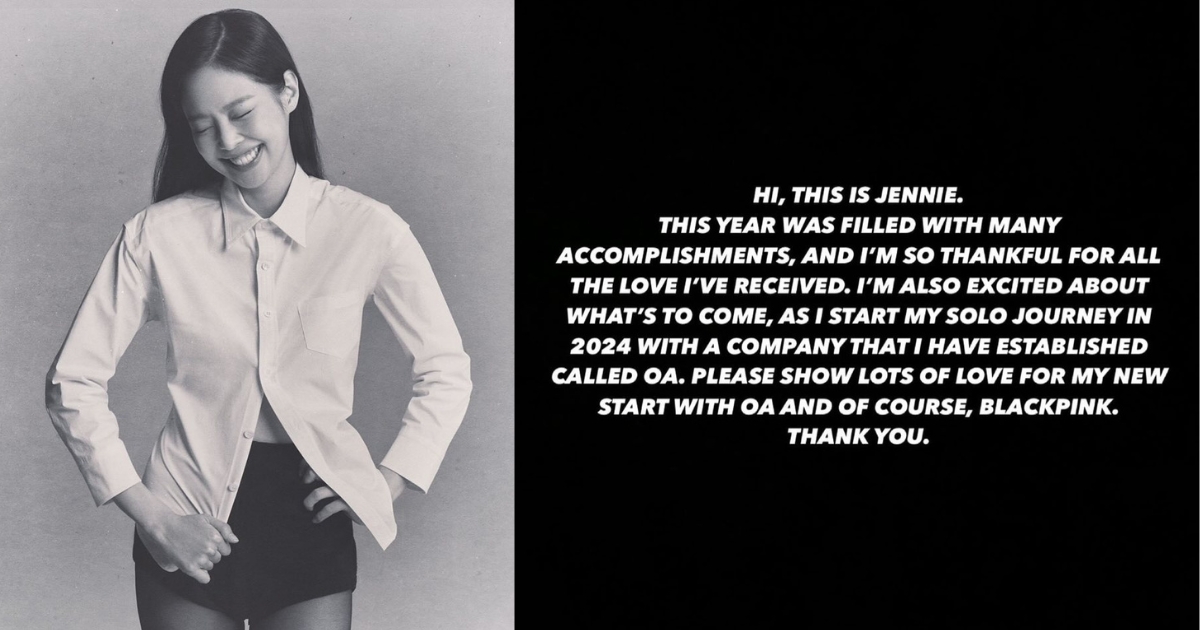 BLACKPINK’s Jennie establishes her own label, ODD ATELIER (OA ...