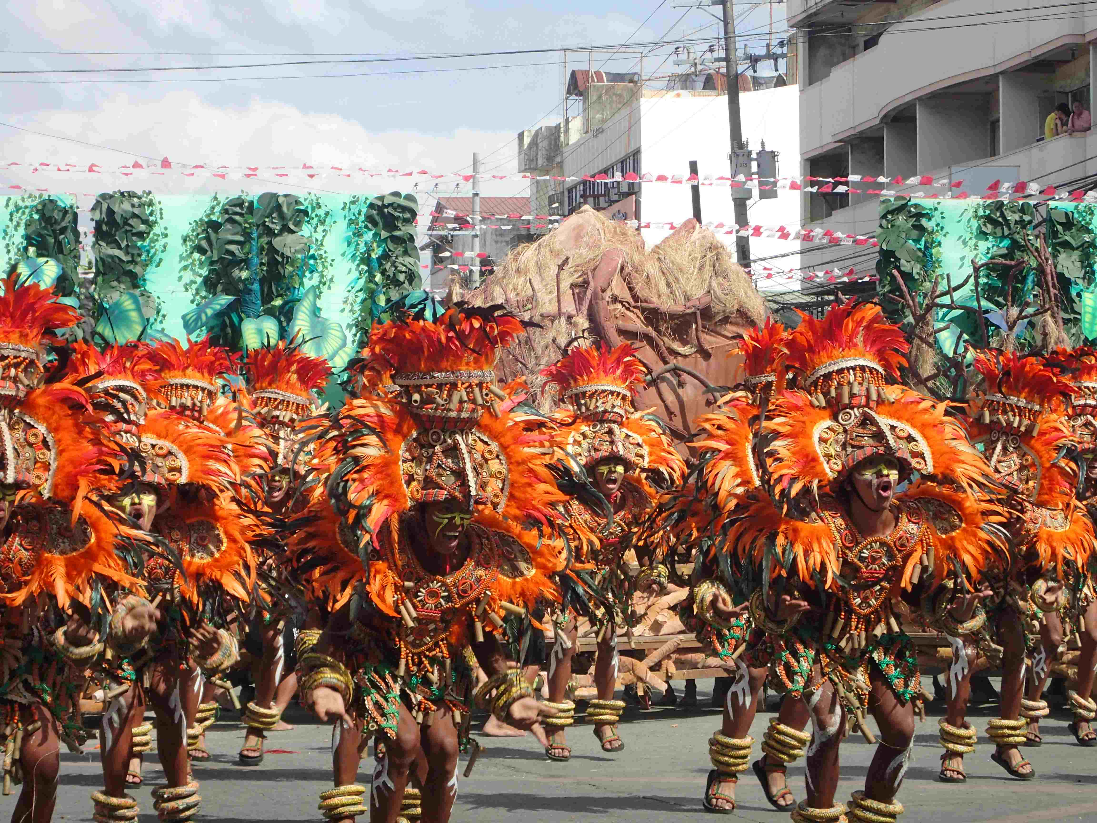 IN PHOTOS: School-based Ati Tribes fill Iloilo City's street with ...