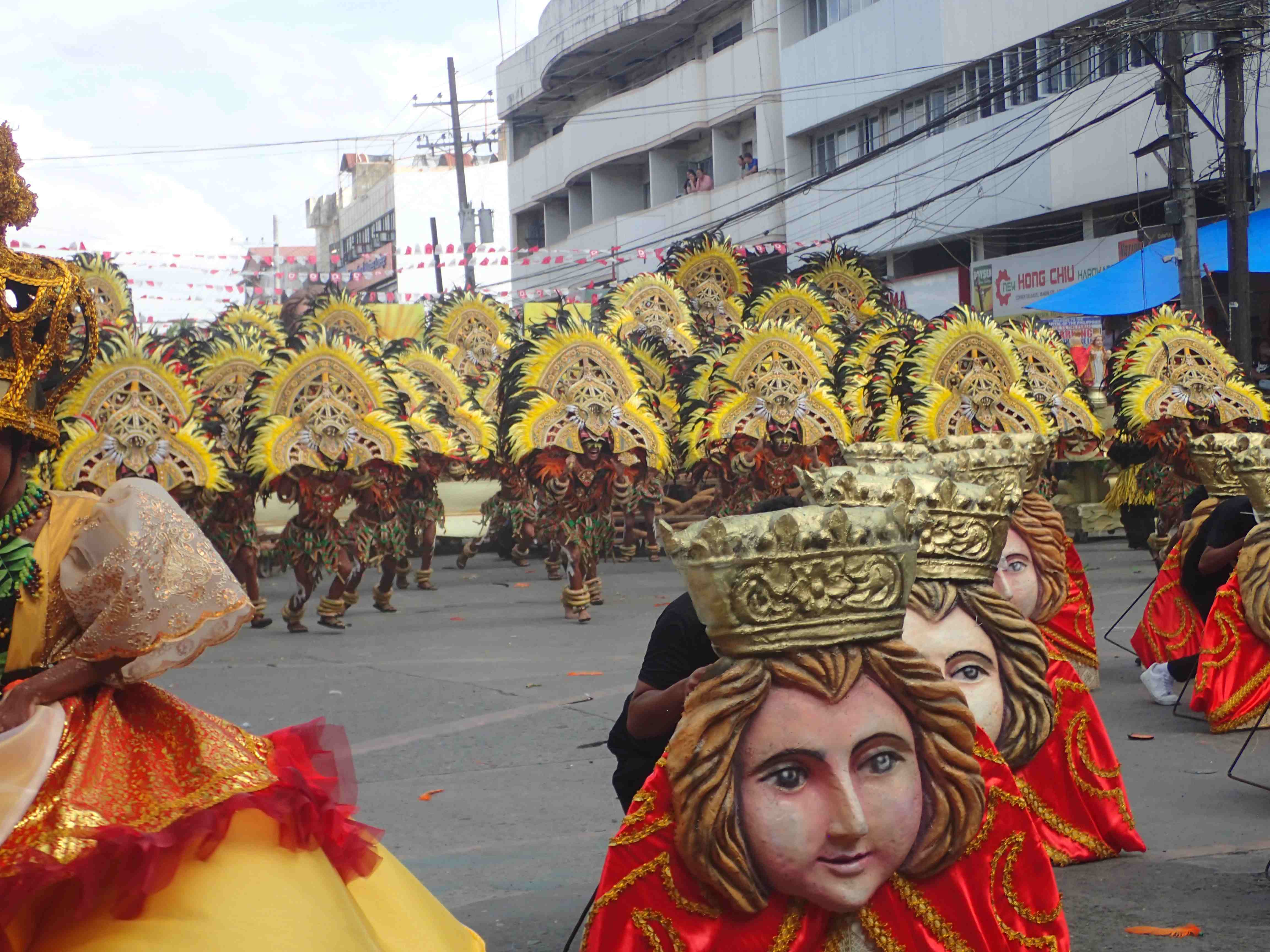 IN PHOTOS: School-based Ati Tribes fill Iloilo City's street with ...