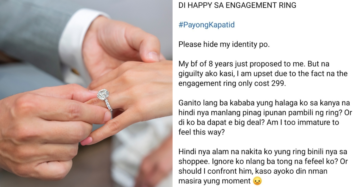 TRENDING: P299 engagement ring spurs online debate over 'knowing your ...