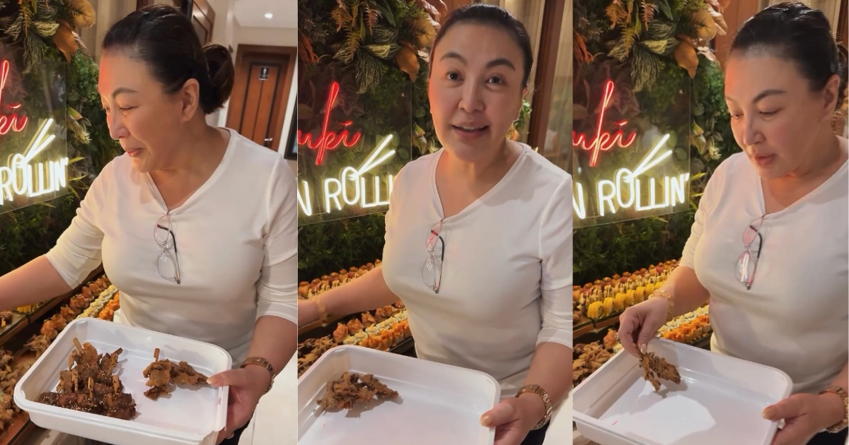 WATCH: Sharon Cuneta sings 'Balutin mo ako' while packing food at Gian ...