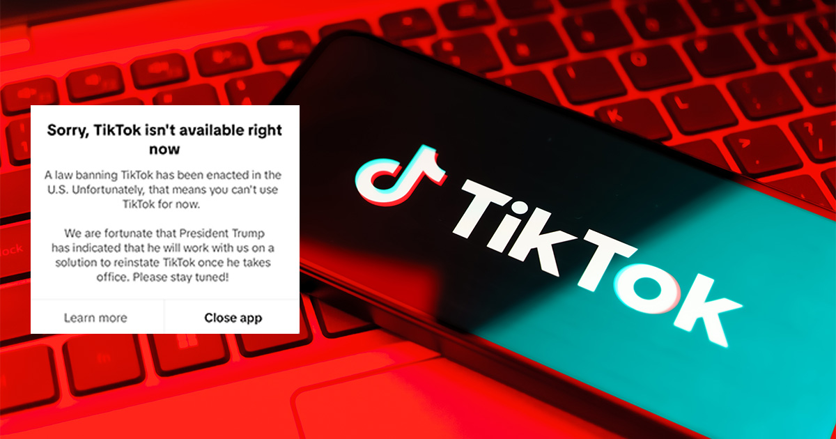 TikTok stops working for US users, disappears from Apple, Google stores ...