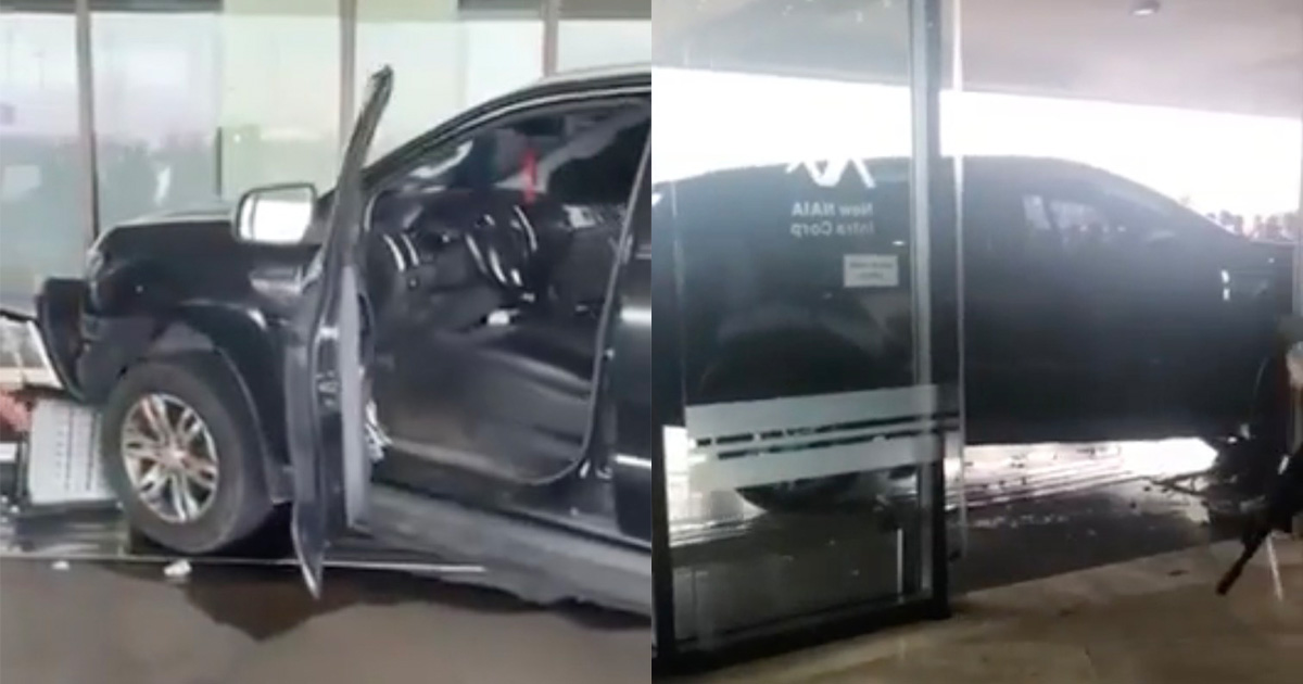 SUV crashes into NAIA Terminal 1 passenger entrance, driver now in PNP ...