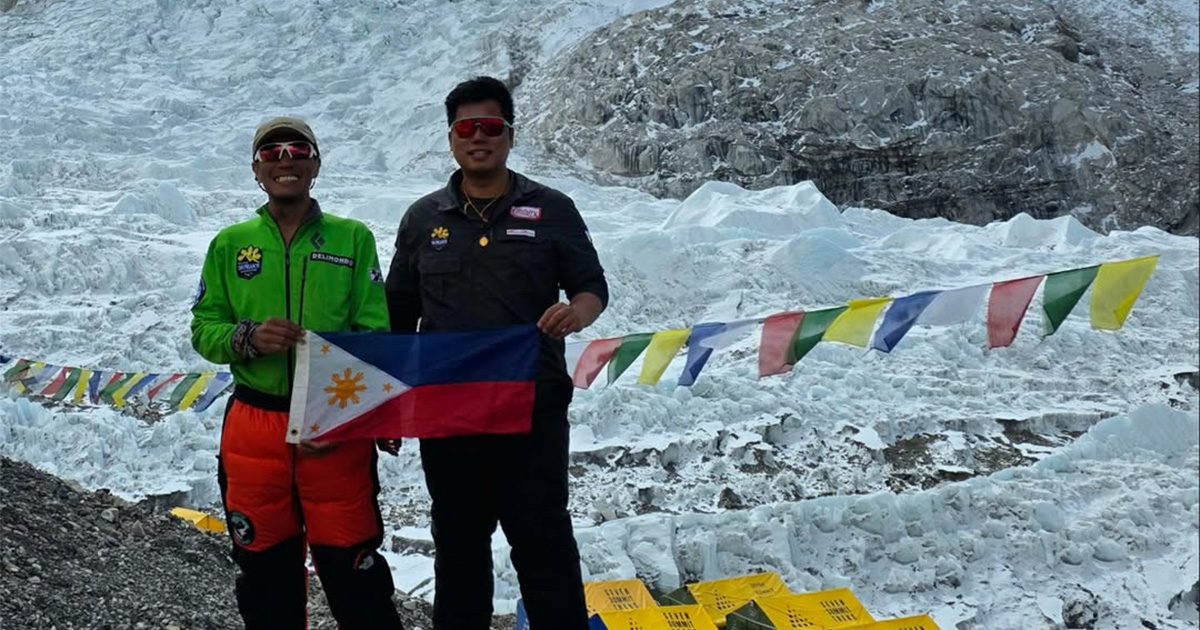 Filipino mountaineers Jeno Panganiban, Miguel Mapalad reach summit of ...
