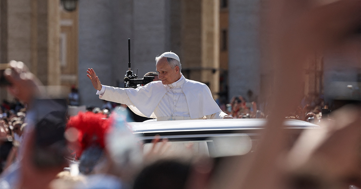 With first ride in a popemobile, Pope Leo XIV starts big inaugural ...
