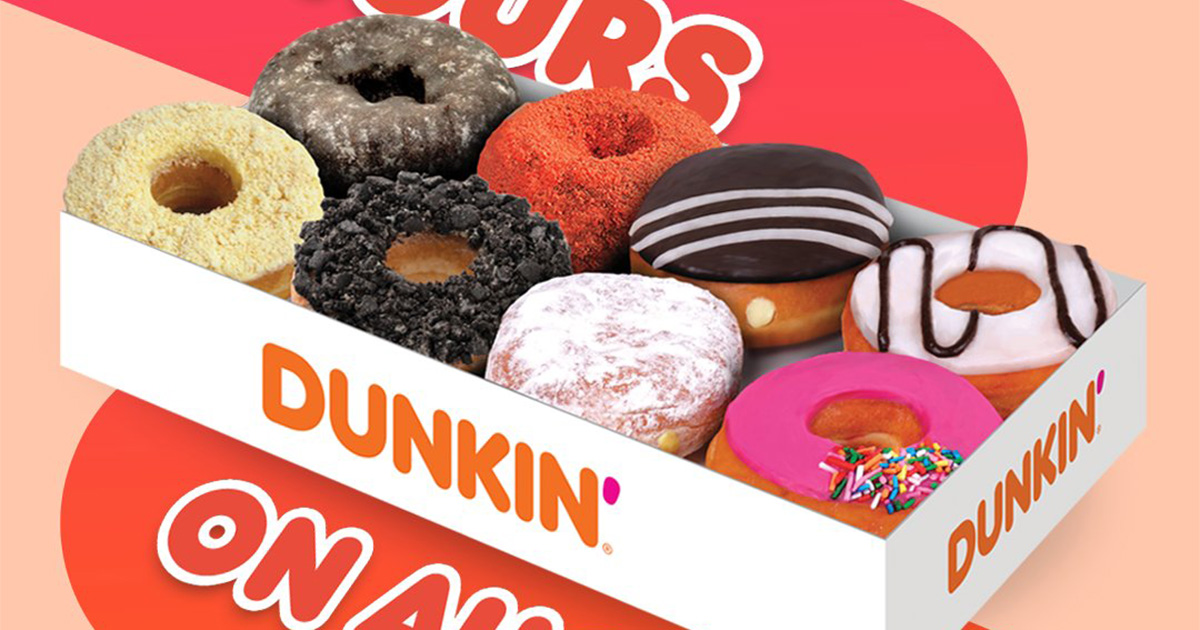 Attention, Dunkin' lovers! You can get 8 donuts for only P199 on Aug ...