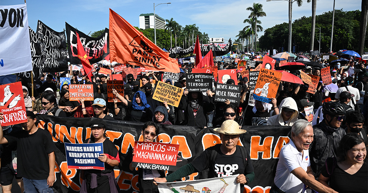Thousands take to streets as Philippines protests flood control fraud ...