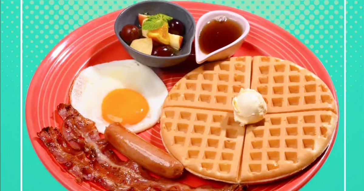 For one day only: Denny's offers set meals with pancakes, bacon, and ...
