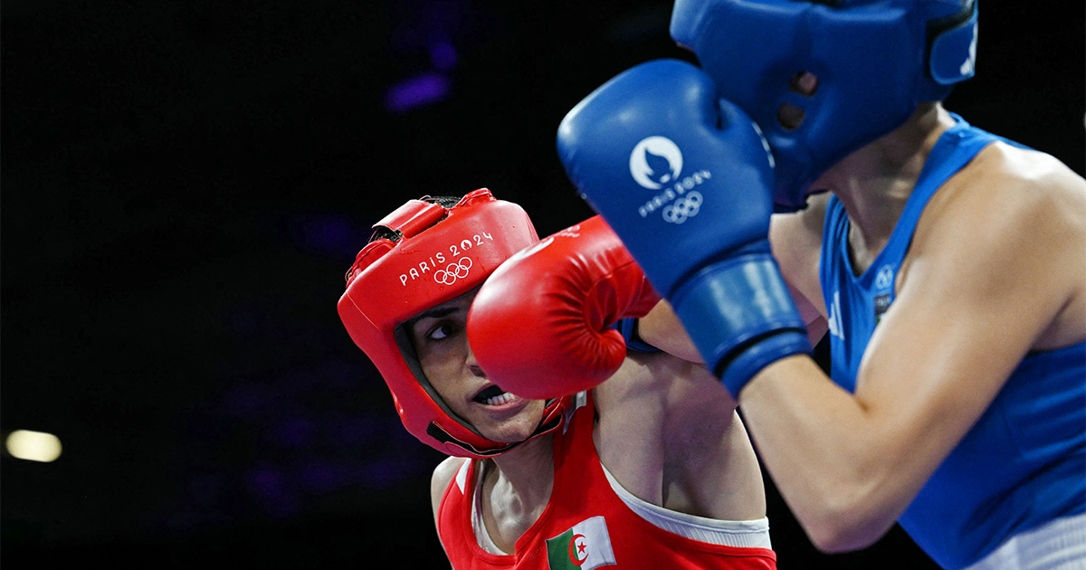 Algeria boxer in Olympic gender row wins in 46 seconds as Italian PM ...