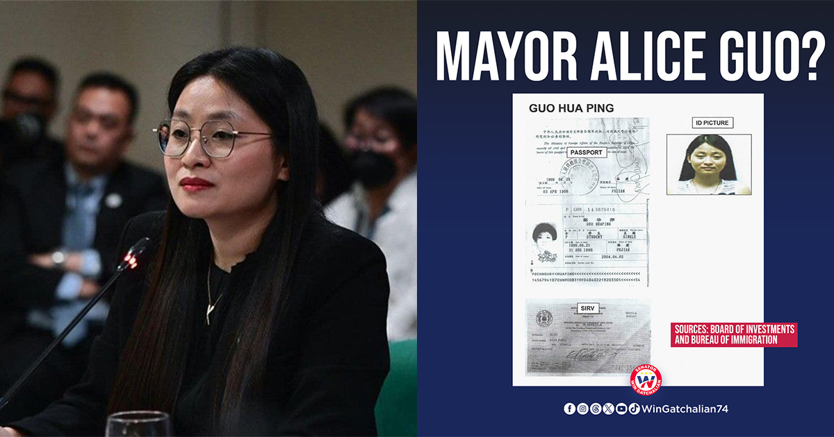 Sen. Gatchalian releases papers suspecting Alice Guo was born in China ...
