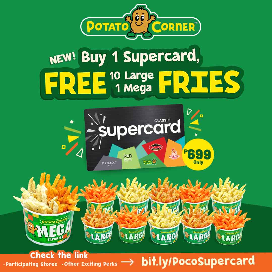 Here's how you can get 10 free large and 1 mega fries from Potato ...