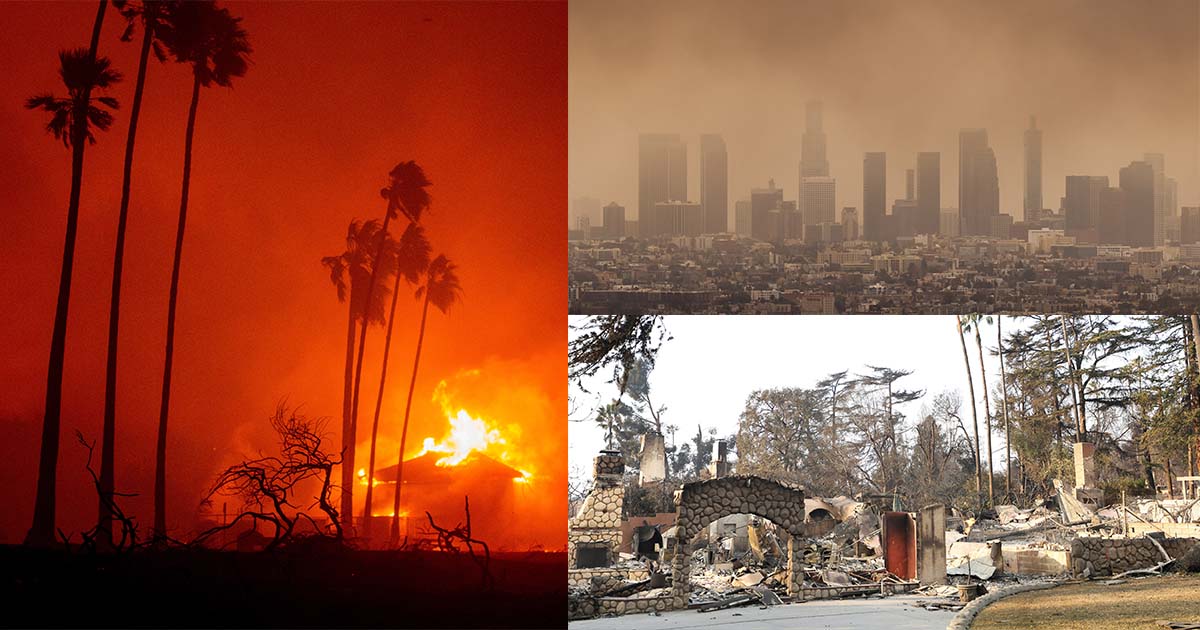 IN PHOTOS: The wrath of the devastating wildfires in Los Angeles ...