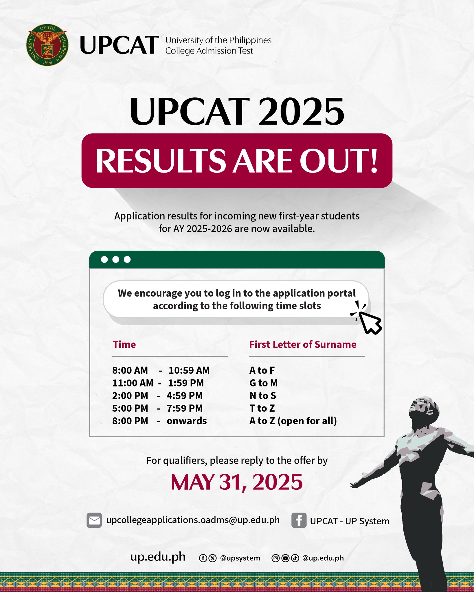 UPCAT 2025 results are out • PhilSTAR Life