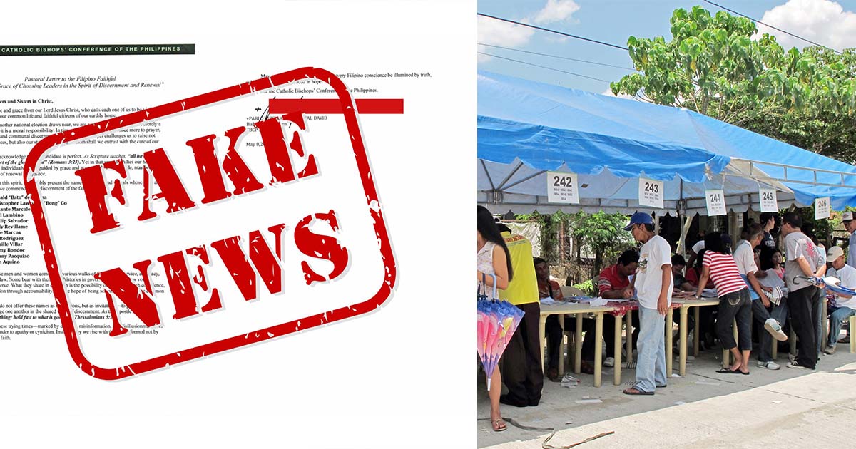 CBCP warns against fake election endorsement letter • PhilSTAR Life