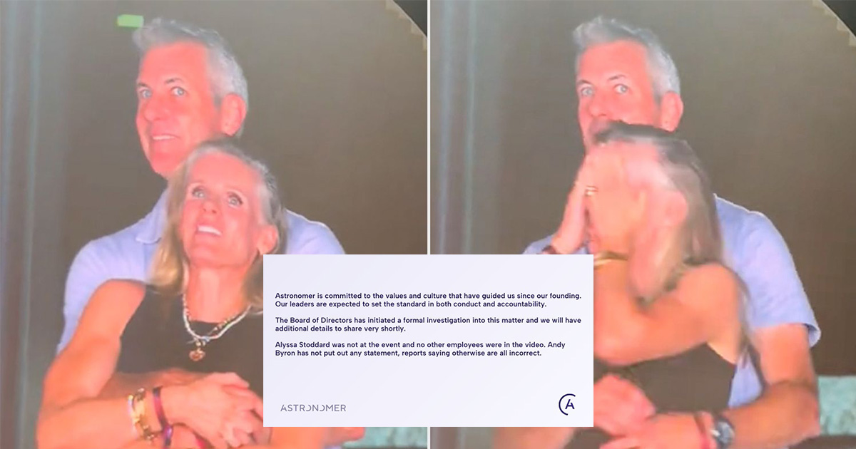 Astronomer CEO placed on leave following cozy sighting with employee at ...