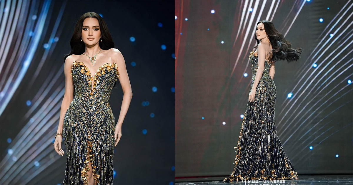 Ahtisa Manalo wows in evening gown inspired by South Sea pearl shell at ...