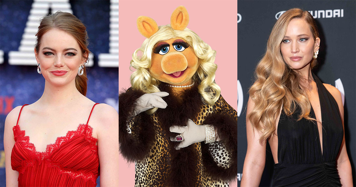 'Miss Piggy’ movie to be produced by Jennifer Lawrence, Emma Stone ...