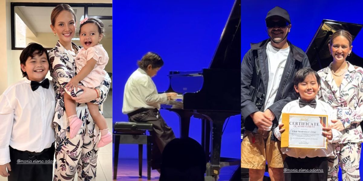 John Lloyd Cruz and Ellen Adarna reunite for son's piano recital ...