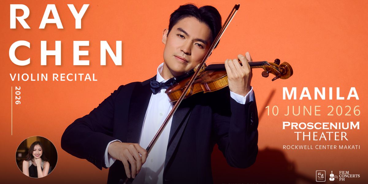 Violinist Ray Chen is holding a solo concert in Manila this June ...