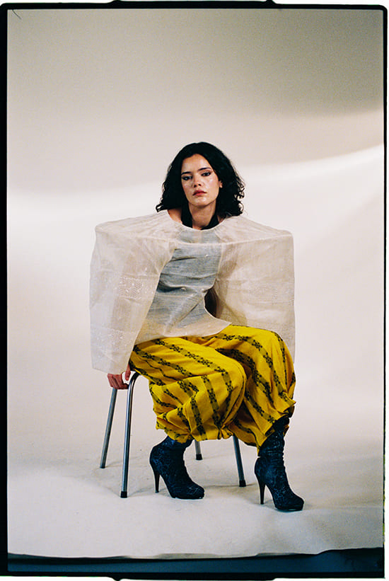 The young fashion designer reimagining local and narrative weaves ...