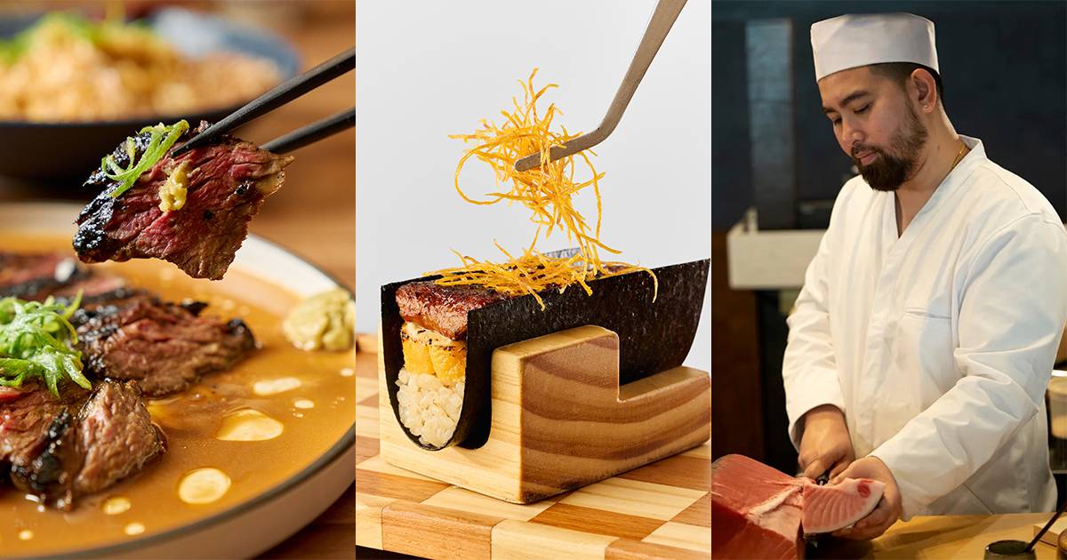 Hibachi large plates for sharing, reimagined Maki and Sashimi at Kiwami ...