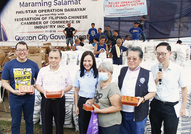 Unity in action: Operation Damayan, FFCCCII, and QC assist 5,000 ...