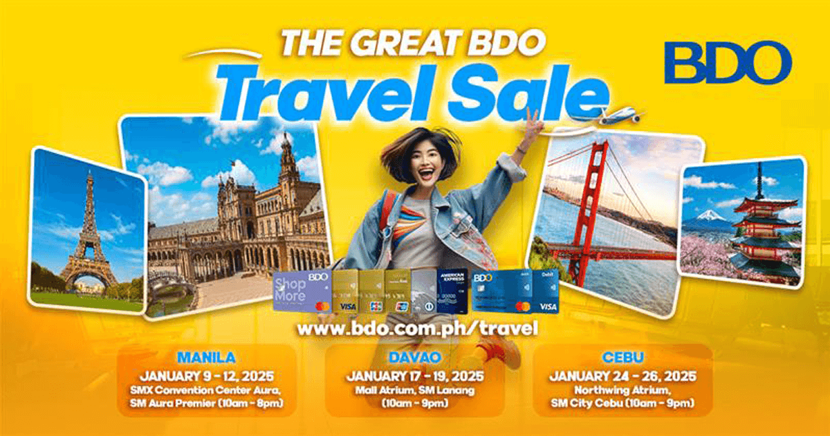 Celebrate a decade of travel deals with The Great BDO Travel Sale ...