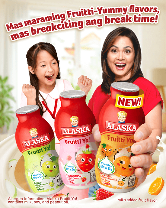 Energize school days with a fruitti-yummy baon: Alaska Fruitti Yo! is ...