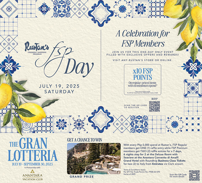 Rustan’s celebrates FSP Day with the best deals, rewards, prizes and ...