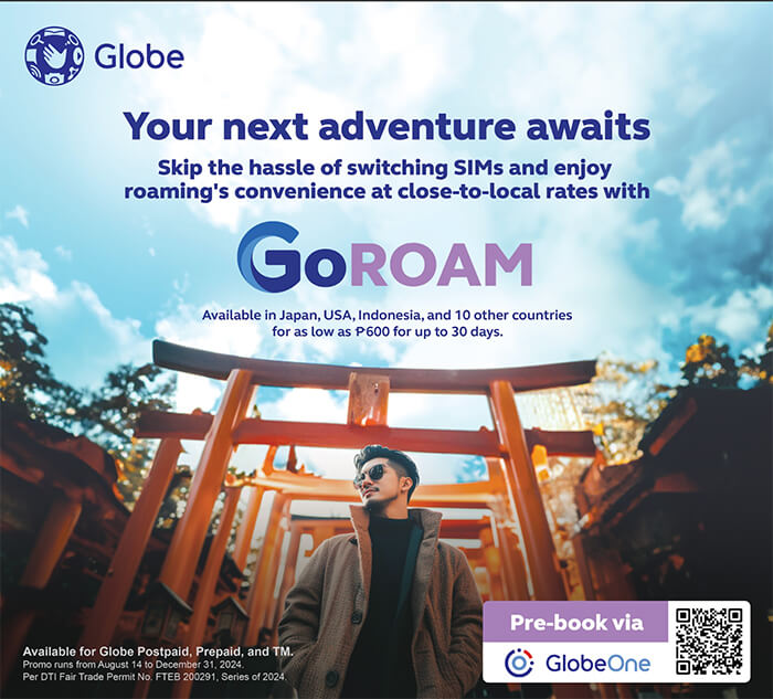 Globe’s near-local roaming promo GoRoam expands to more destinations ...