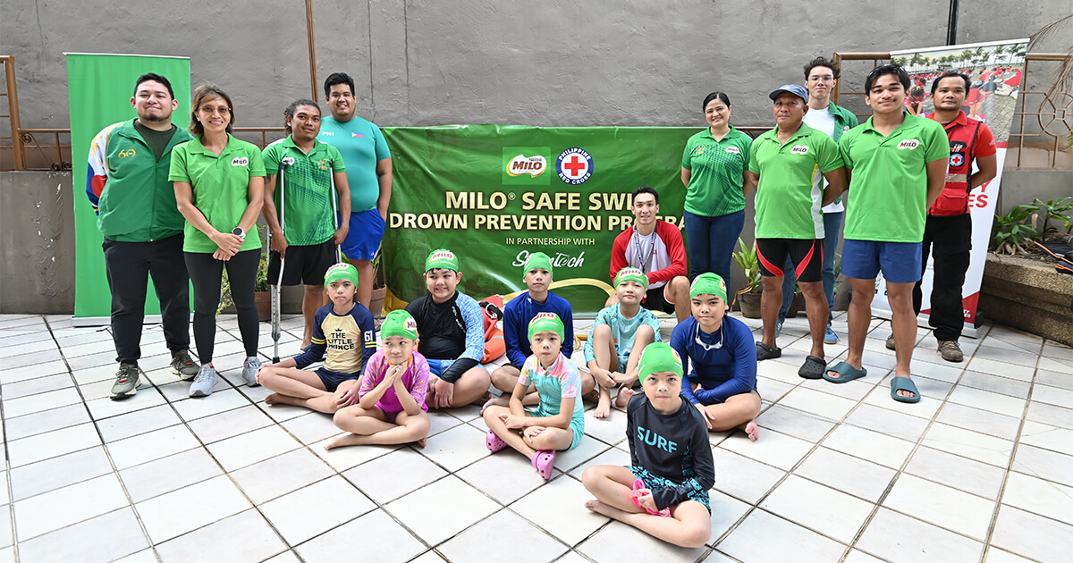 Swim safe, save lives: MILO launches Safe Swim program • PhilSTAR Life