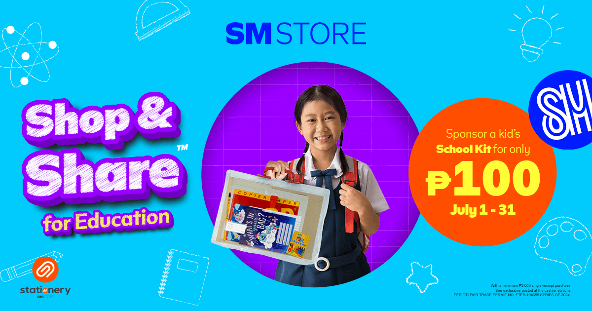 SM Store launches Shop&Share for education: Empowering Filipino ...