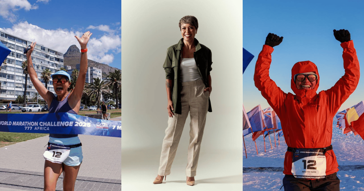 How Mench Dizon conquered 7 world marathons in 7 days while juggling ...