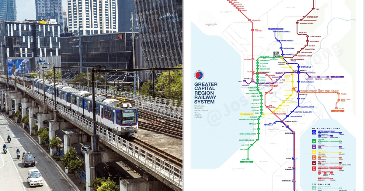 LOOK: Upcoming railway system to connect seven train lines in Greater ...