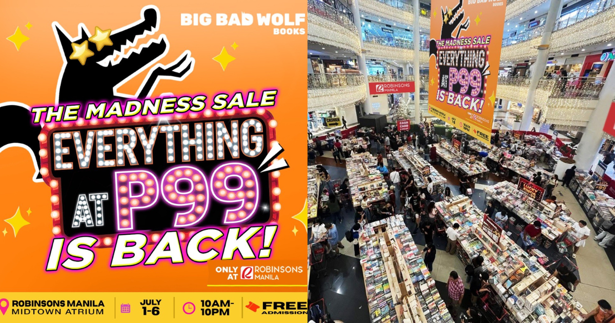Attention, bookworms! Big Bad Wolf is bringing back its P99 sale this ...