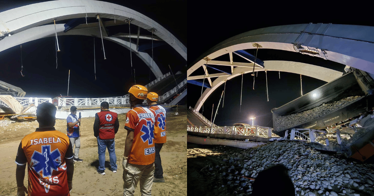 Newly opened P1.2 billion bridge in Isabela collapses, injures 6 ...