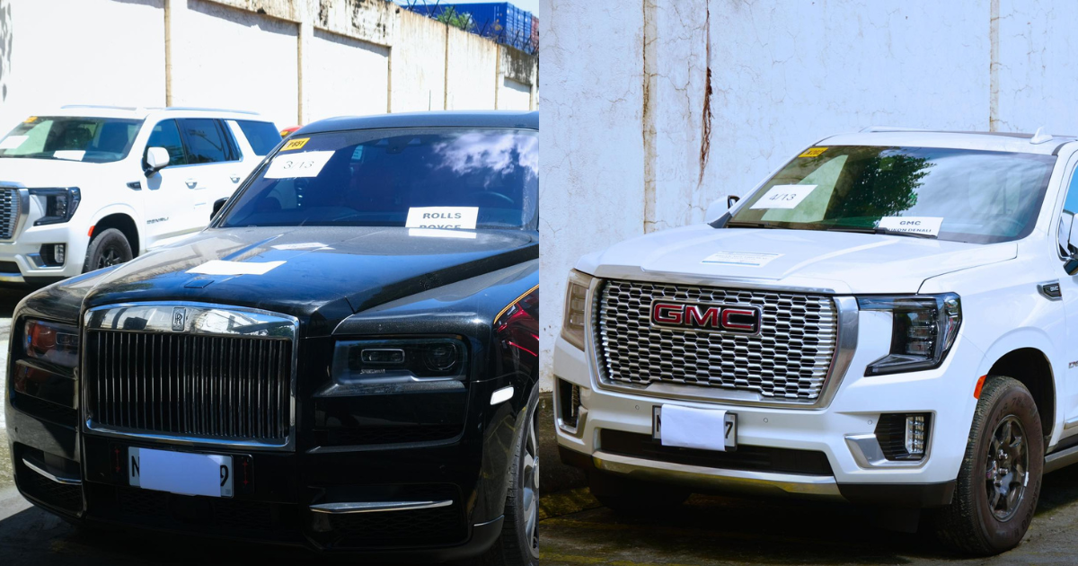 Customs to auction off Discayas' 13 luxury vehicles on Nov. 15 ...
