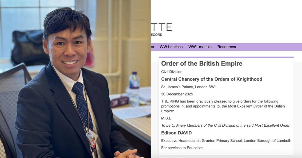 Filipino teacher makes it to United Kingdom’s 2026 honors list ...