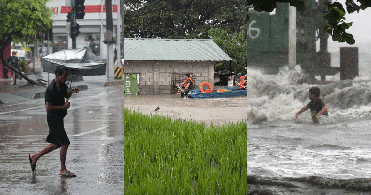IN PHOTOS: Tropical storm Enteng bring heavy rainfall, floods in Luzon ...